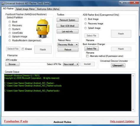 Universal Android Flasher Tool V1 40 Update Download Xdarom Com