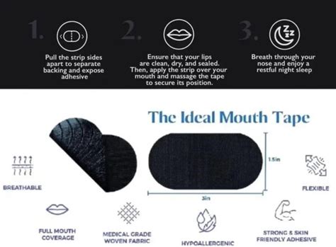 Mouth Tape For Deep Sleep 30 Pieces Usa Medical