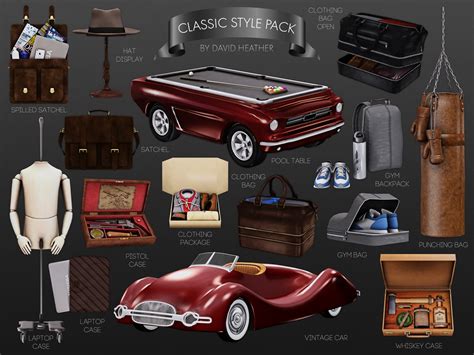 Hi Anyoune Has This Cc Pack From David Heather Classic Style Pack