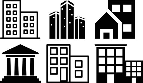 Public Building Iconhotel Apartment House Icon Government And Office