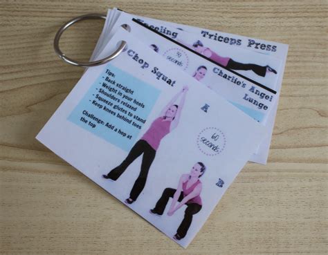 Exercise Cards To Help You Get That Workout In First Time Mom And
