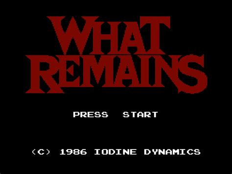 What Remains