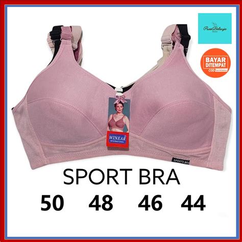 Jual Sport Bra Jumbo Big Size Busa Tipis Tanpa Kawat Bra Super Jumbo Bra Olahraga