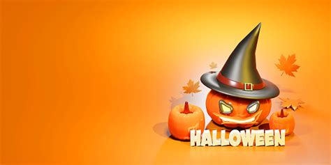 호박이 있는 3d 무대 텍스트에 대한 템플릿 디자인입니다 할로윈 10월에 대한 스톡 사진 및 기타 이미지 10월 3차원 형태 가을 Istock