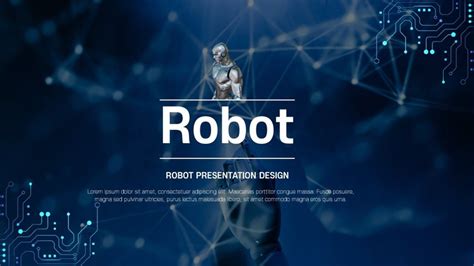 로봇 Ppt 템플릿 인공지능 4차산업 테마