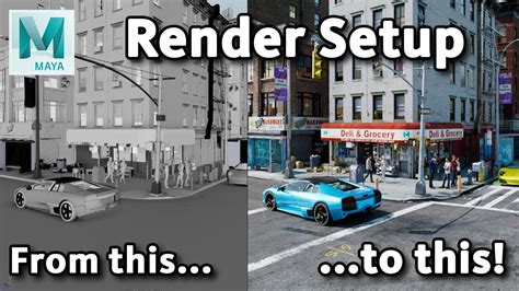 Rendering A Complex Scene Part Introduction To Render Setup YouTube
