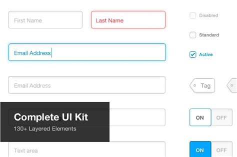 Complete UI Kit PSD MasterBundles