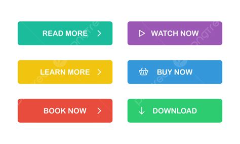 웹사이트용 플랫 스타일 버튼 카트 게임 Gui Png 일러스트 및 벡터 에 대한 무료 다운로드 Pngtree