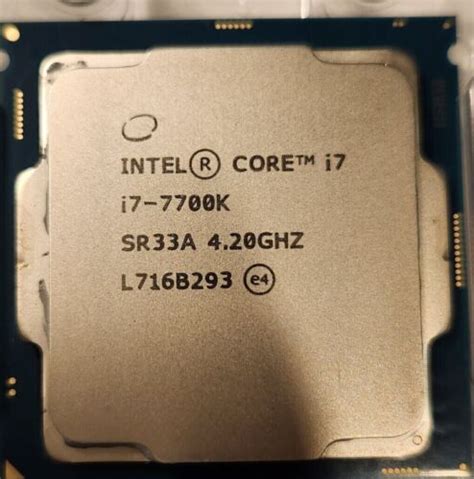 Intel Core I7 7700k 4 5 Ghz 4 Cores Desktop Cpu Processor I7 7700k