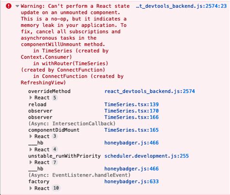 react memory leak timeseries tsx · issue 2137 · influxdata ui · github