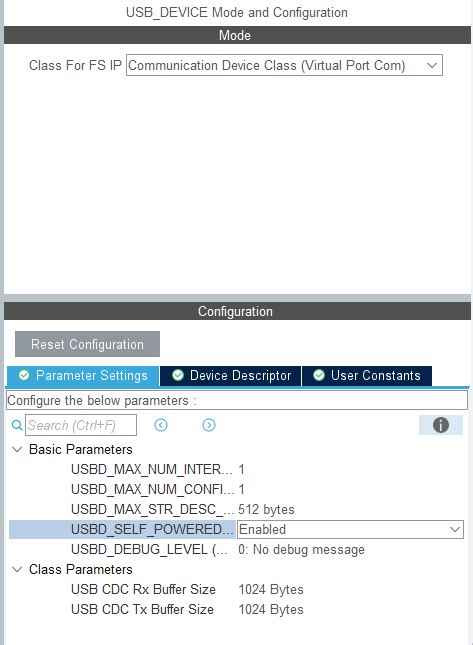 Stm32f373cct6 Usb Cdc Stmicroelectronics Community