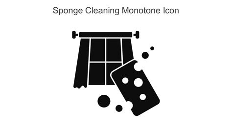 Sponge Cleaning Monotone Icon In Powerpoint Pptx Png And Editable Eps Format PPT Slide