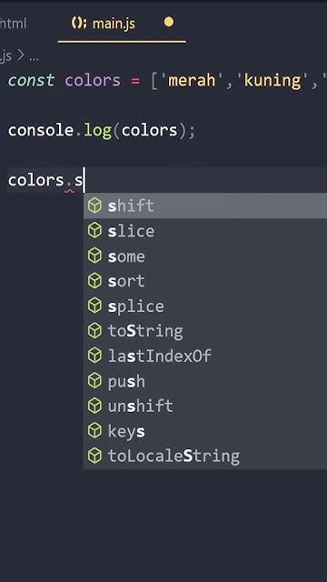 Shift Array Method Javascript Youtube