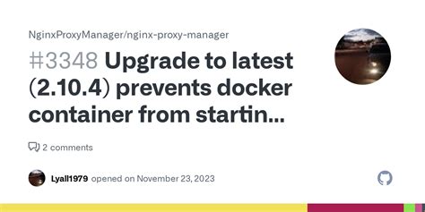 Upgrade To Latest 2104 Prevents Docker Container From Starting Exec Init Exec Format
