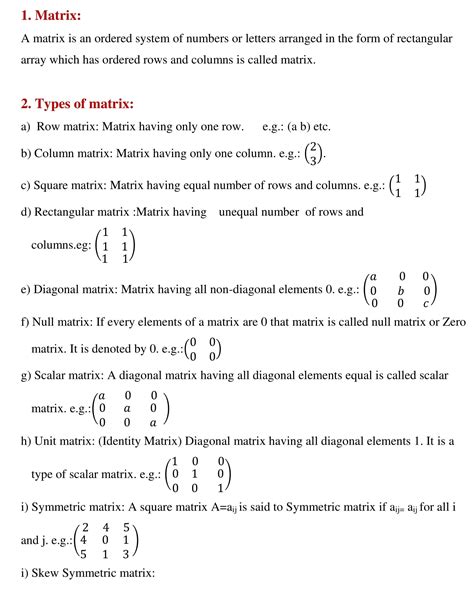 MATRIX DETERMINANT