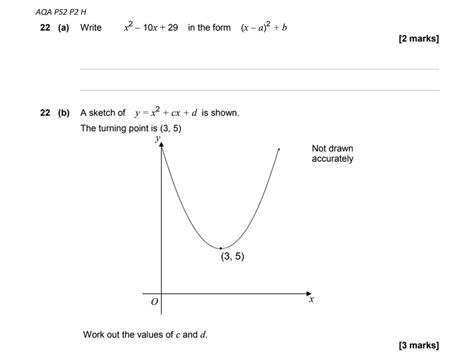 Quadratics Overview Gcse Maths Exam Questions Teaching Resources