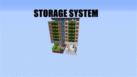 Minecraft Self Sorting Storage System 1 12 1 13 2 Youtube