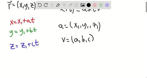 SOLVED Use Set Theoretic Or Vector Notation Or Both To Describe The Points That Lie In The Given