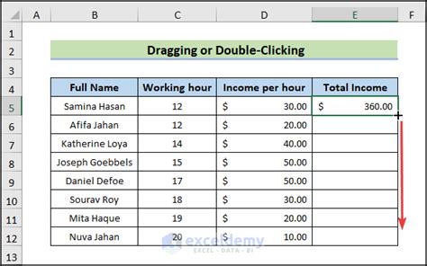 How To Repeat Formula Pattern In Excel 8 Easy Ways