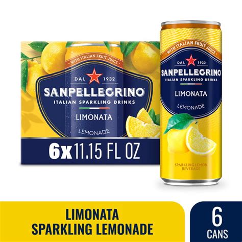 San Pellegrino Italian Sparkling Drink Limonata Same Day Delivery
