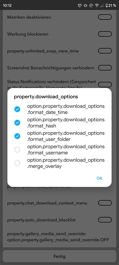 Bug Snapenhance Options Show As Strings · Issue 40 · Rhunk