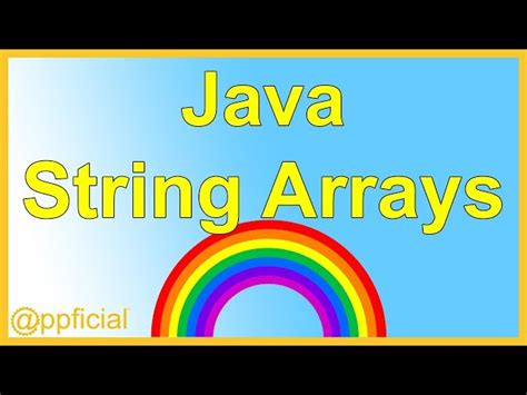 Java Array Length And String Length Youtube