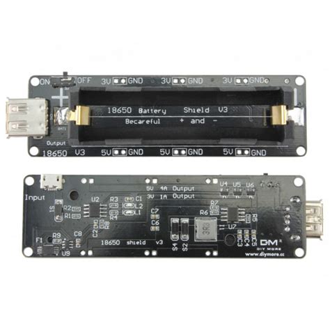 modulo shield esp32 para bateria 18650