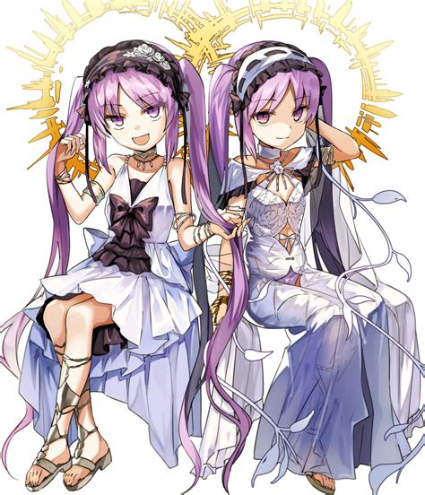 Euryale Stheno Fate Fate Servants Fate Stay Night Anime Characters Anime Art Sisters Type
