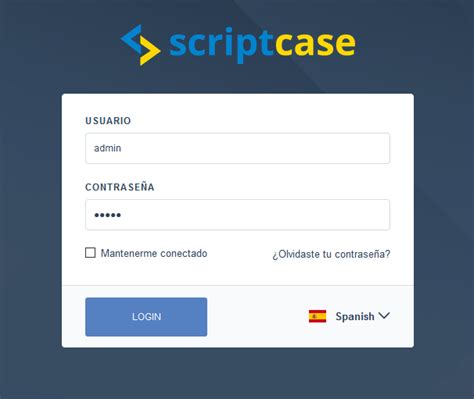 accediendo a scriptcase documentación de scriptcase low code