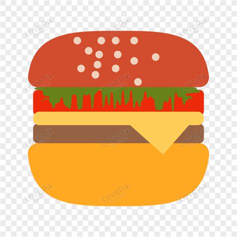 햄버거 벡터 Png 일러스트 무료 다운로드 Lovepik