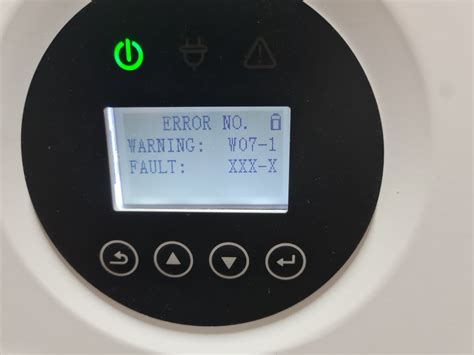 Warning W07 1 Myenergi