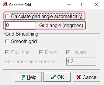 MODFLOW 6 Example Generate Structured Grid