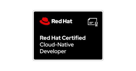 Red Hat Certified Cloud Native Developer Was Issued By Red Hat To Audomsak Suksunti Audomsak