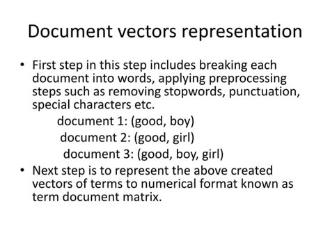 Vector Space Model12345678910111213pptx