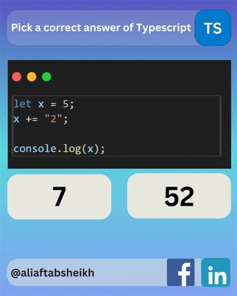 Ali Aftab Sheikh On Linkedin Tsquiz Typescript Quiztime