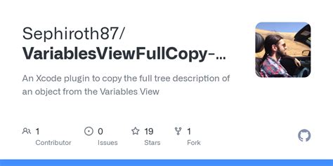 Github Sephiroth87variablesviewfullcopy Xcode An Xcode Plugin To