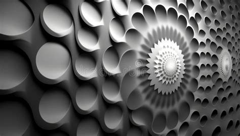 Abstract Grayscale Composition Background Generative Ai Stock Illustration Illustration Of