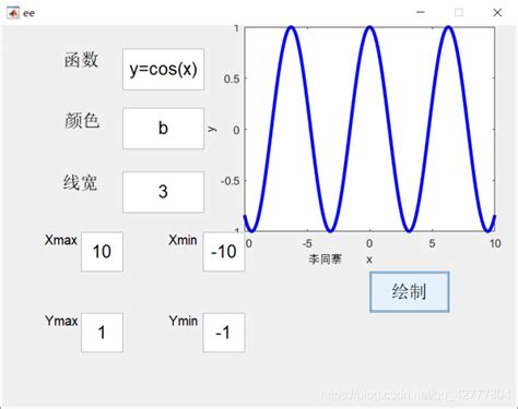 图像用户界面（gui）基本操作（编写程序实现在gui中绘制曲线）就是217的博客 Csdn博客gui操作