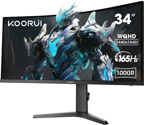 Koorui Inch Ultrawide Curved Gaming Monitor Hz Wqhd P R Mprt Ms Hdr X