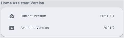 available version sensor does not show minor for docker since 2021 7