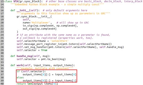 Python Block Message Passing Gnu Radio
