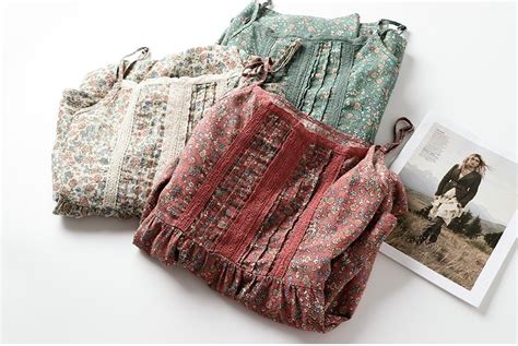 일본식 복고 모리 소녀 여름 꽃 서스펜더 원피스 농부룩 수입의류