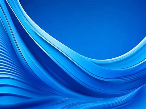Premium Ai Image Abstract Blue Background With Flowing Lines Dynamic