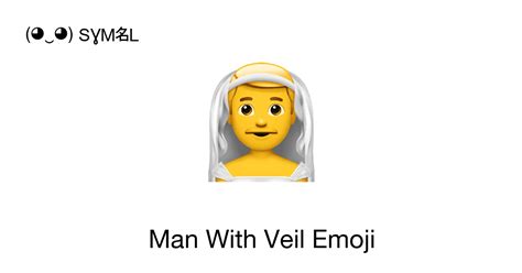 👰‍♂️ Man With Veil Emoji Meaning Copy And Paste Emoticon ‿ Symbl