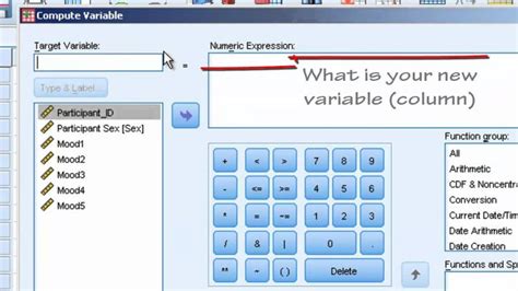 Mastering The Compute Variable Function In Spsspasw