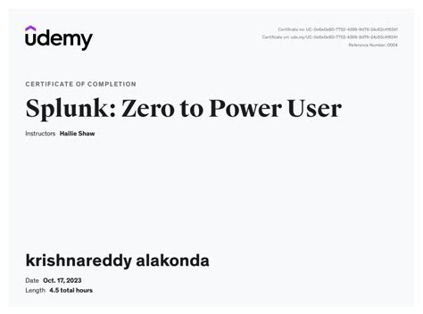 Krishna Alakonda On Linkedin Udemy Course Completion Certificate