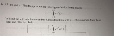 Solved Find The Upper And The Lower Approximation For The