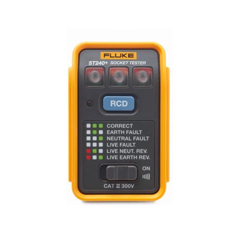 Fluke St240 Rcd Socket Tester Leda Electronics