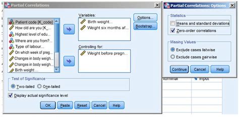 19 calculating partial correlation in spss download scientific diagram