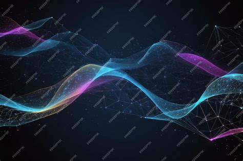 Premium Ai Image Abstract Plexus Background With Connected Lines And